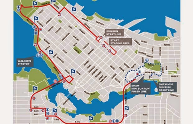 Vantraveller: Vancouver Sun Run Guide 10km (Tips / Review)