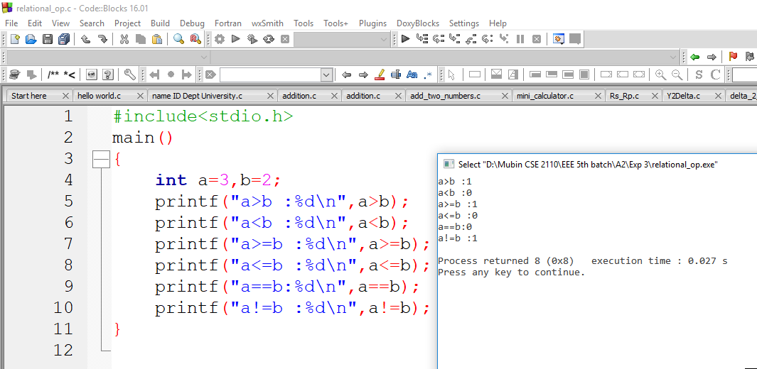 Black-White Mubin | মুবিনের রাফখাতা: C programming:Simple C Codes with ...