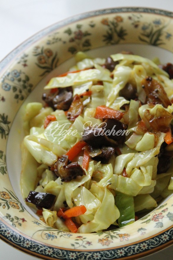 Kobis Goreng Mamak Sedap - Azie Kitchen