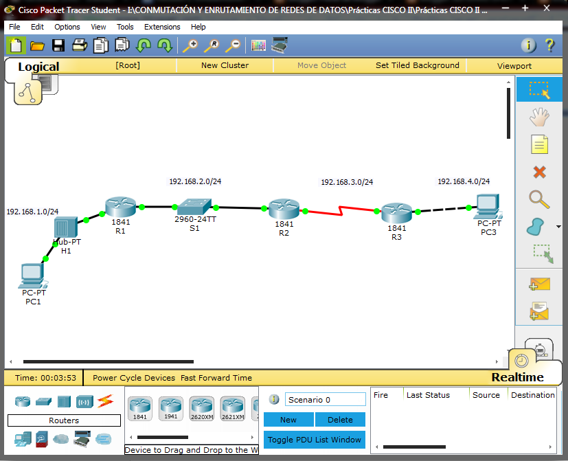 Cisco2enrutamiento: Actividad 1: Interfaces de un router