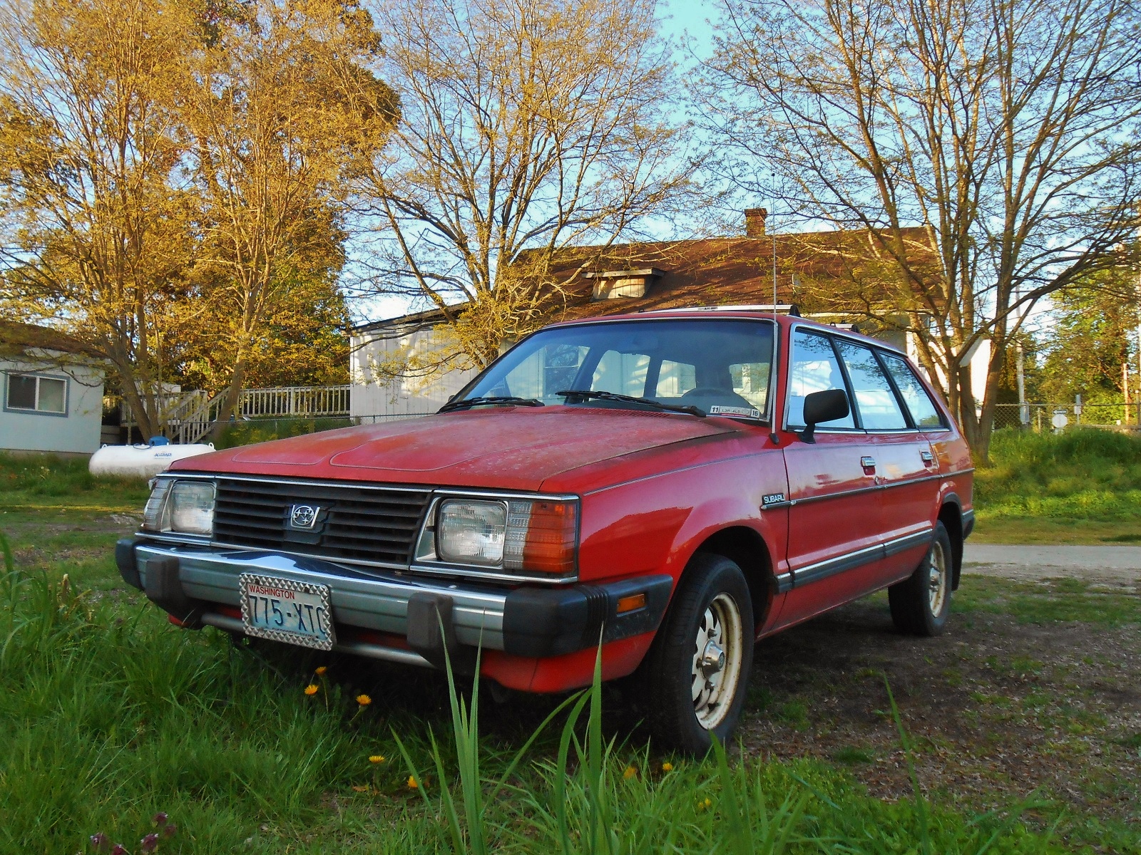 Seattle's Parked Cars: 1982 Subaru GL Wagon