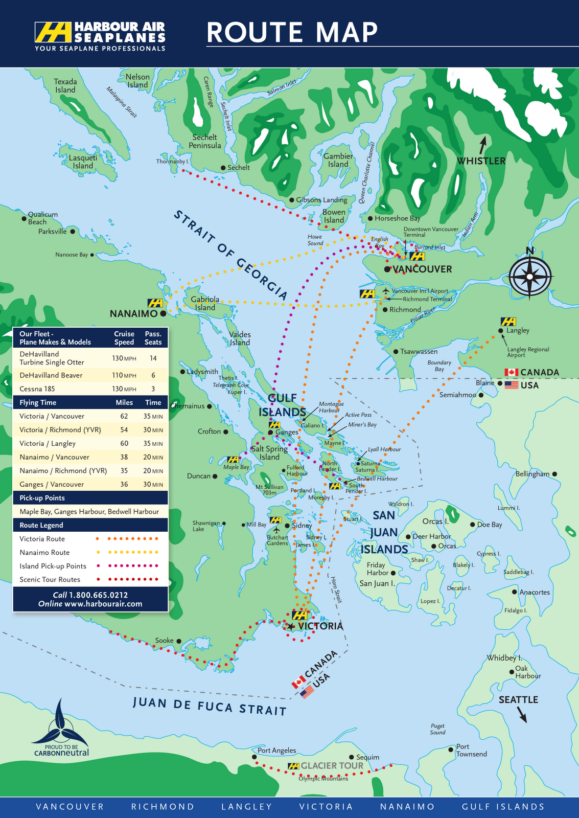 Airline memorabilia: Harbour Air (2007), Vancouver Victoria