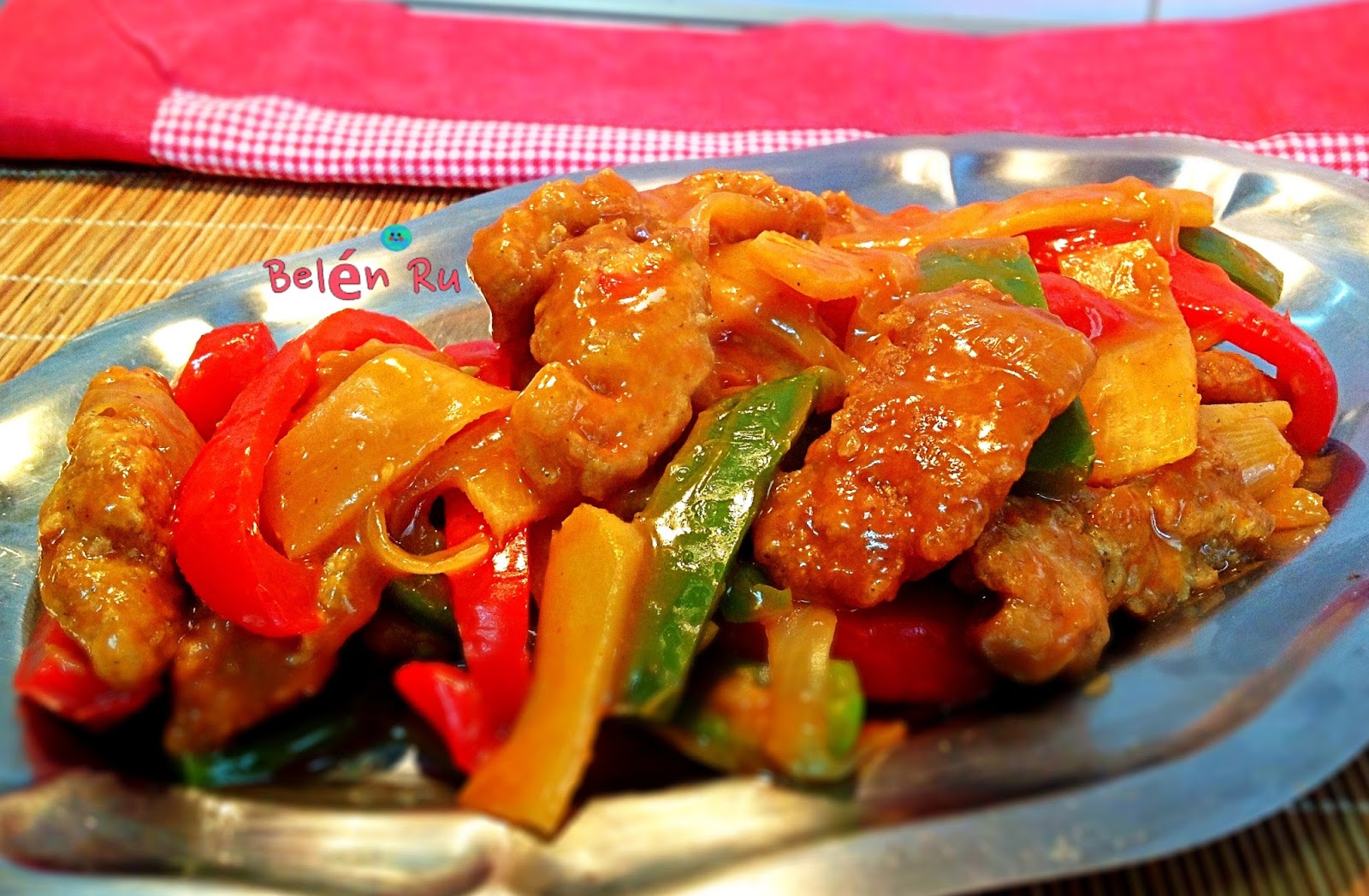 Cerdo agridulce, estilo chino | Belén Ru y sus Tiramisús