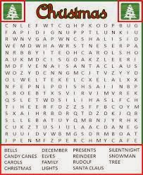6 Hard Christmas Word Search