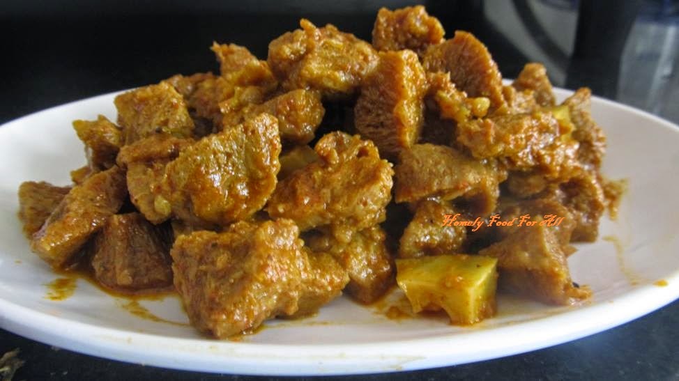 Homely Food For All: Soya Chunks Roast