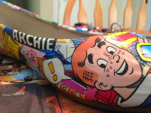 Brittany from the Bay: DIY: Comic Book Flats
