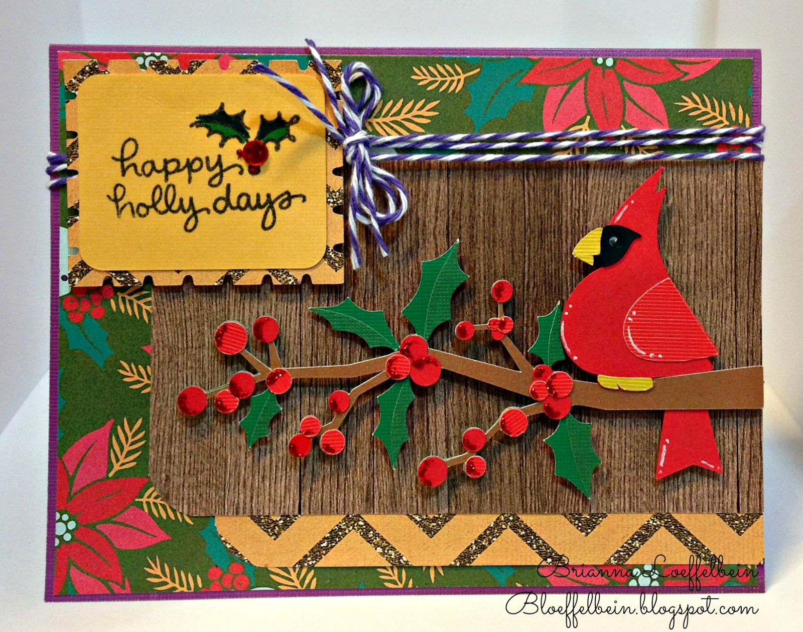 Happy Scrapper: PPPR Design Team Day: Happy Holly Days