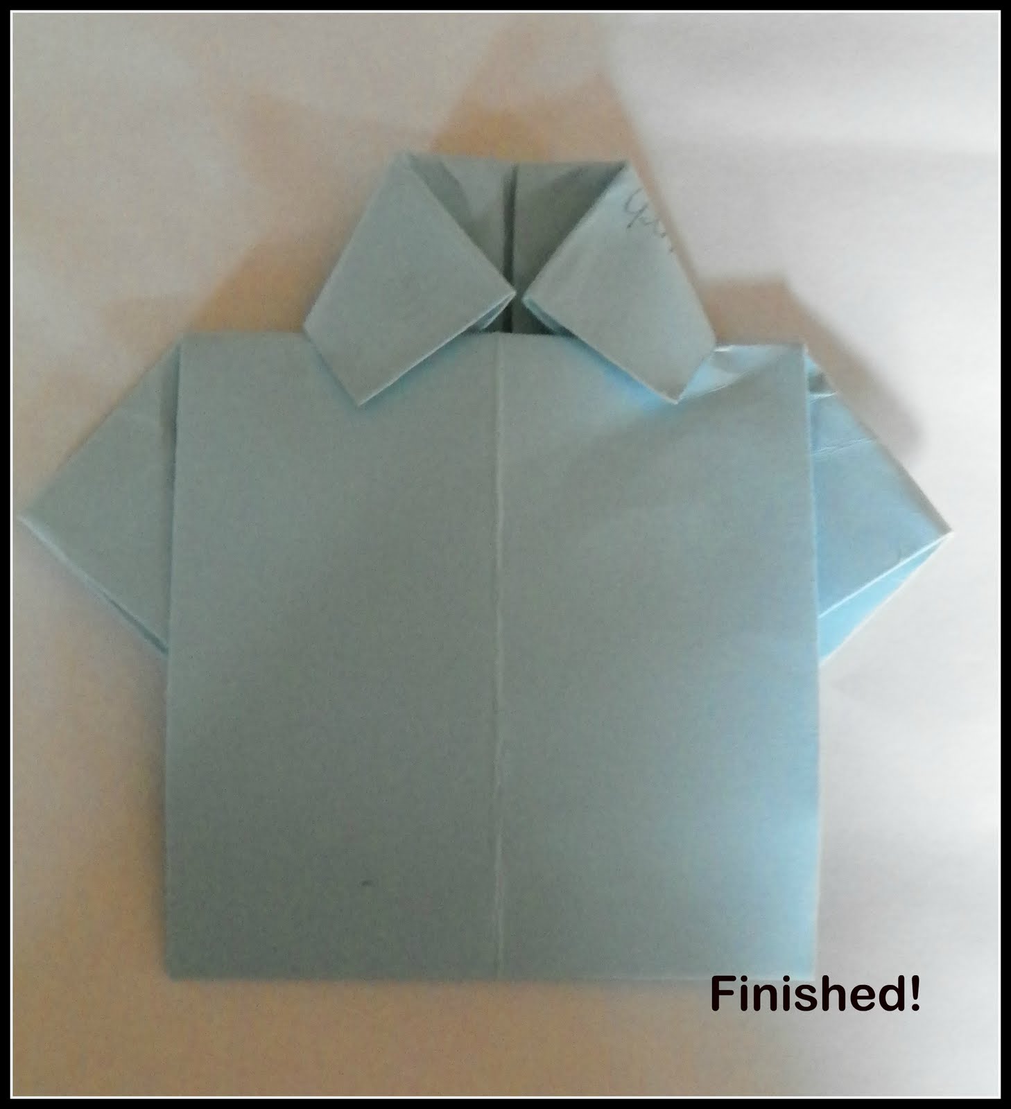 Clair's Creations: Father's Day - Folded Shirt Card