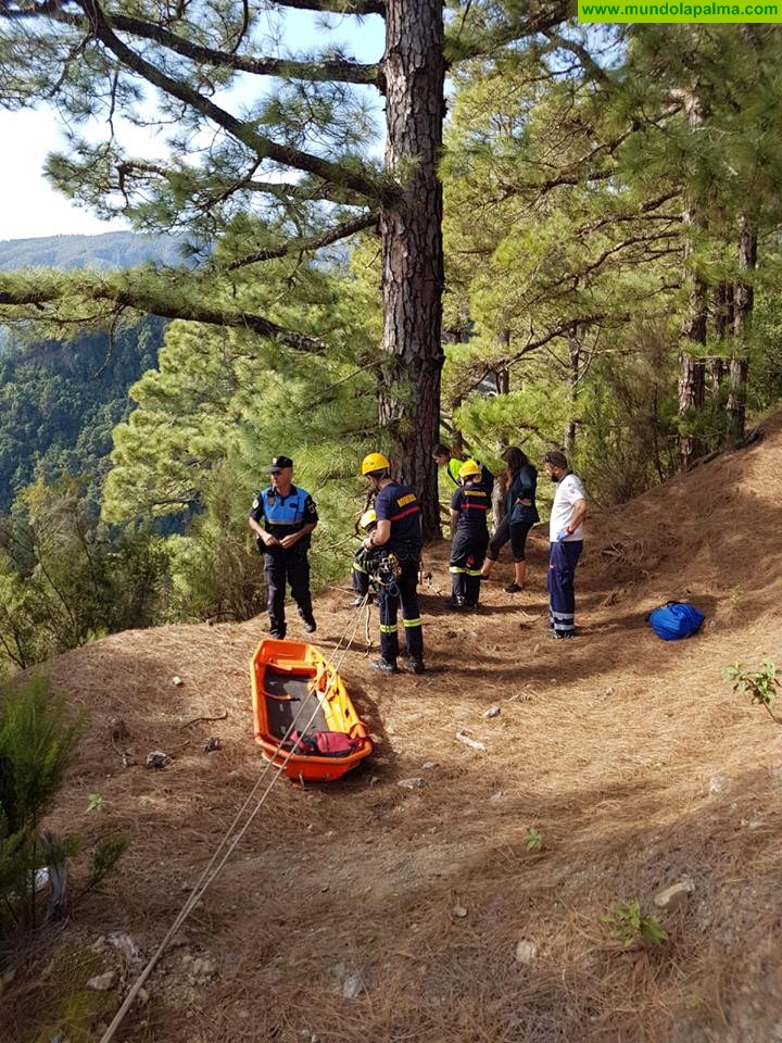 Rescatada ayer una persona en la carretera del Roque de Los Muchachos