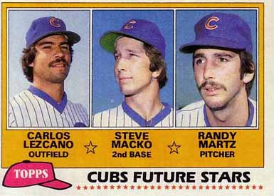 80's Cubs Cards: 1981 Topps Chicago Cubs Checklist