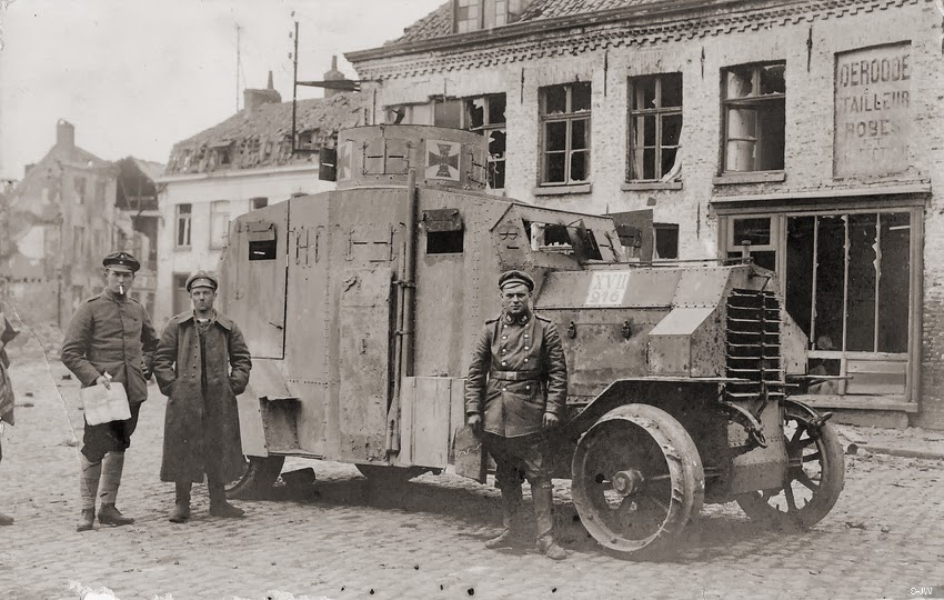 Antique and Classic Photographic Images: German armoured car ...