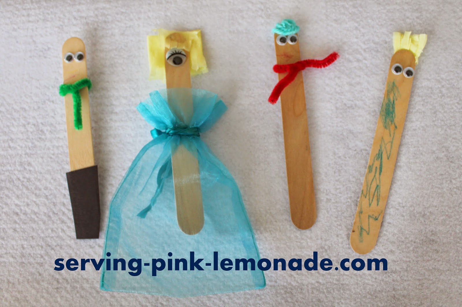 Serving Pink Lemonade: Stick People