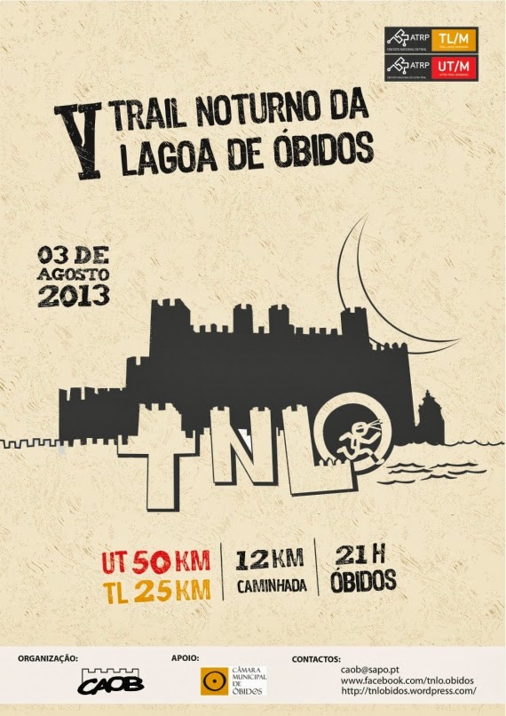 A Vida Corre: Trail Nocturno da Lagoa de Óbidos 2013