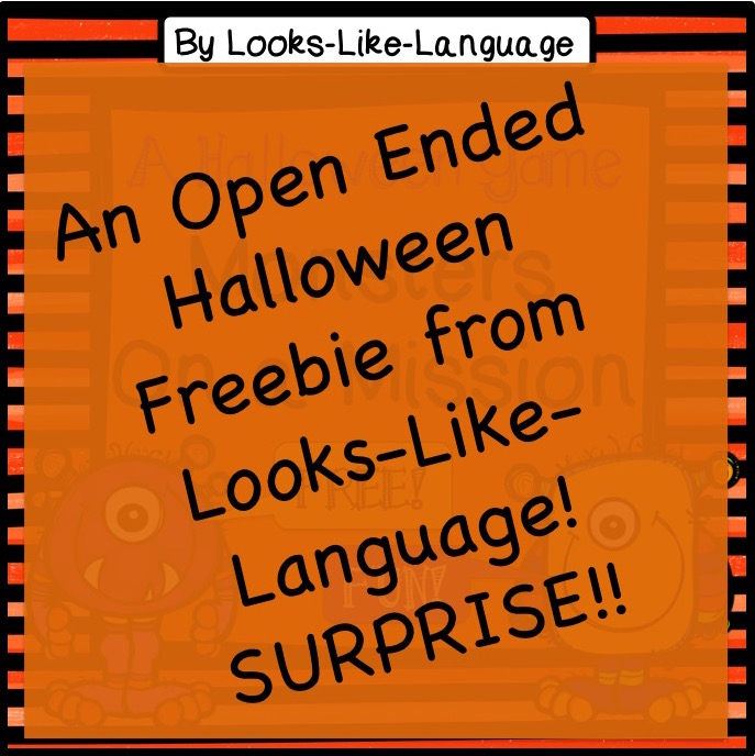 Classroom Freebies Too: A Halloween Surprise from Looks Like Language!
