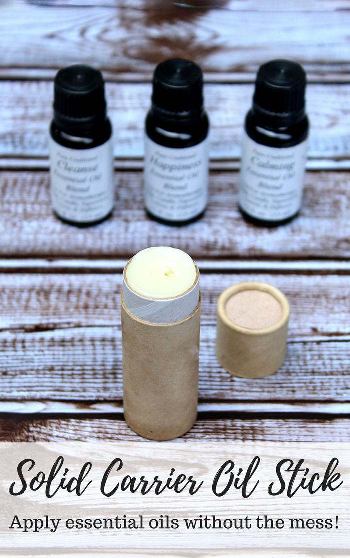 Solid Essential Oil Carrier Oil Stick Recipe Everything Pretty