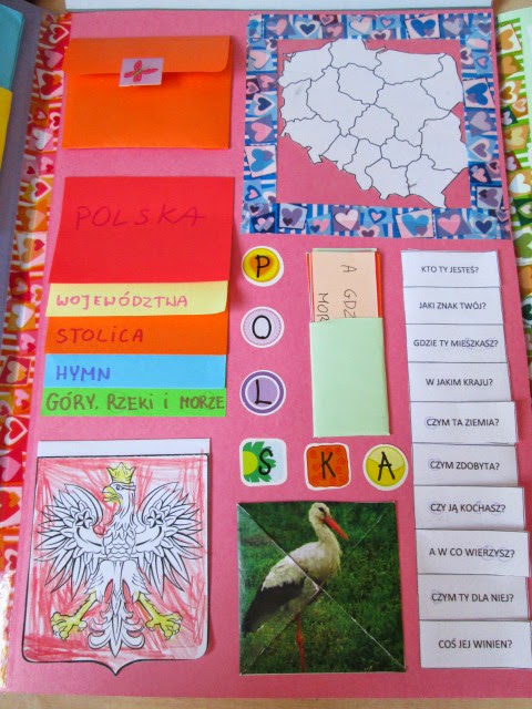 Zabawy sylabowe: 2 lapbooki - wakacyjno-geograficzny i o czasie Present ...
