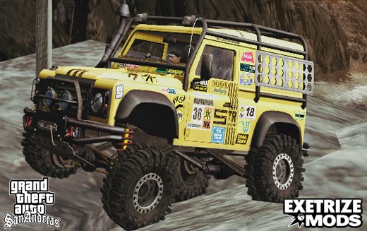 GTA SA - Land Rover Defender 90 Off-Road - EXT Mods