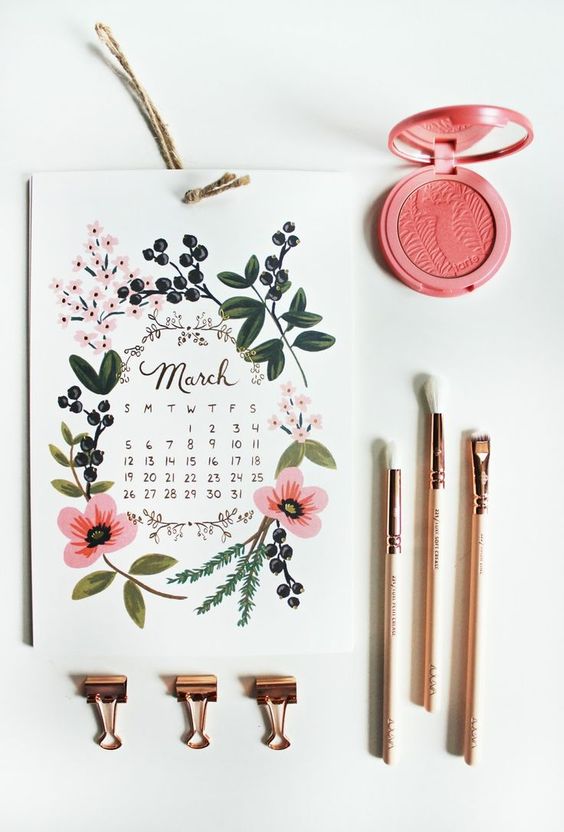 BULLET JOURNAL: Ideias de Capas MARÇO - BLOG ALINE RIBEIRO