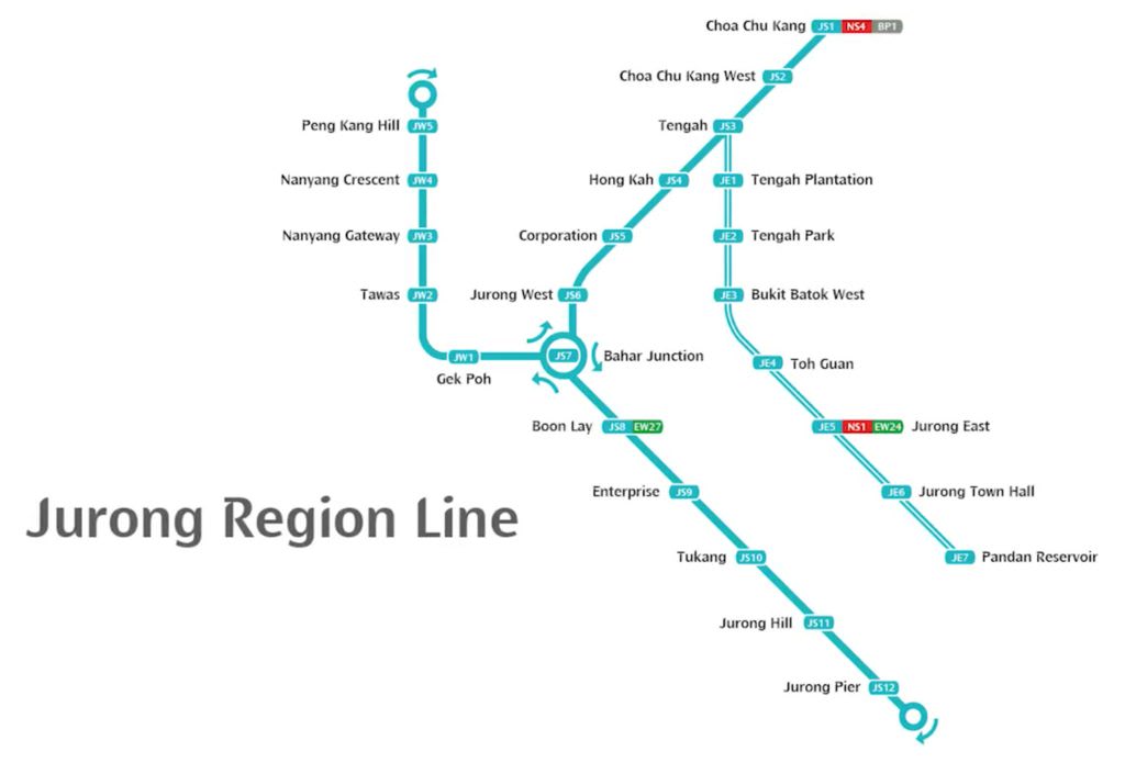 Jurong Region Line Construction: Official route & stations