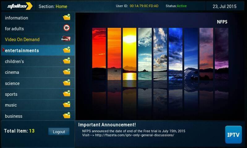 Descargar Stalker IPTV APK para android - godbyte