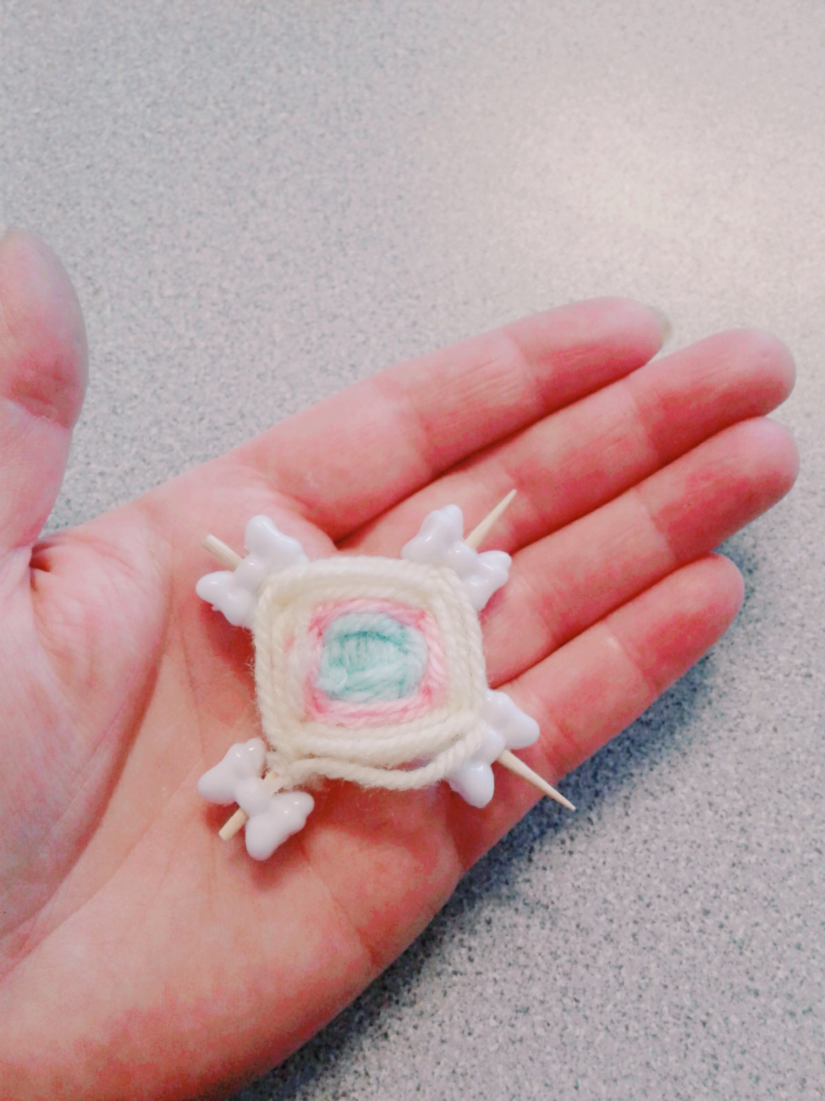 a faithful attempt: Weaving: Ojo de Dios or God's Eye Craft