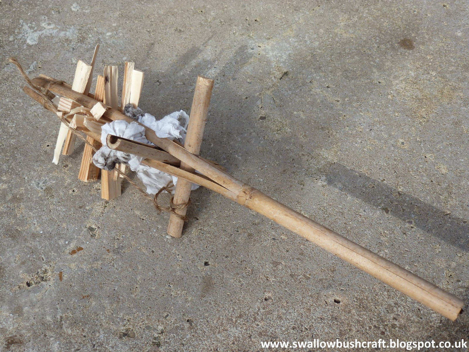 Swallow Bushcraft: Bamboo Fire Torch