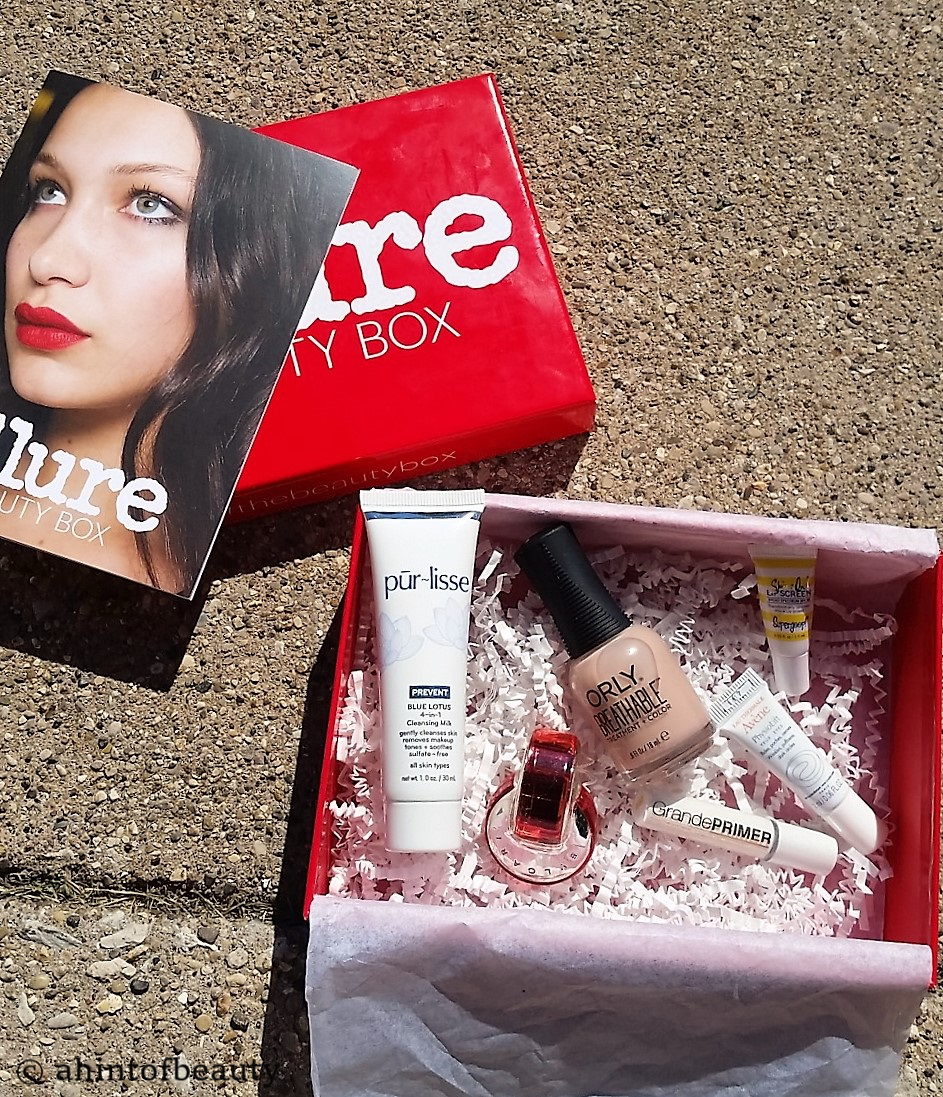 Allure September 2016 Beauty Box