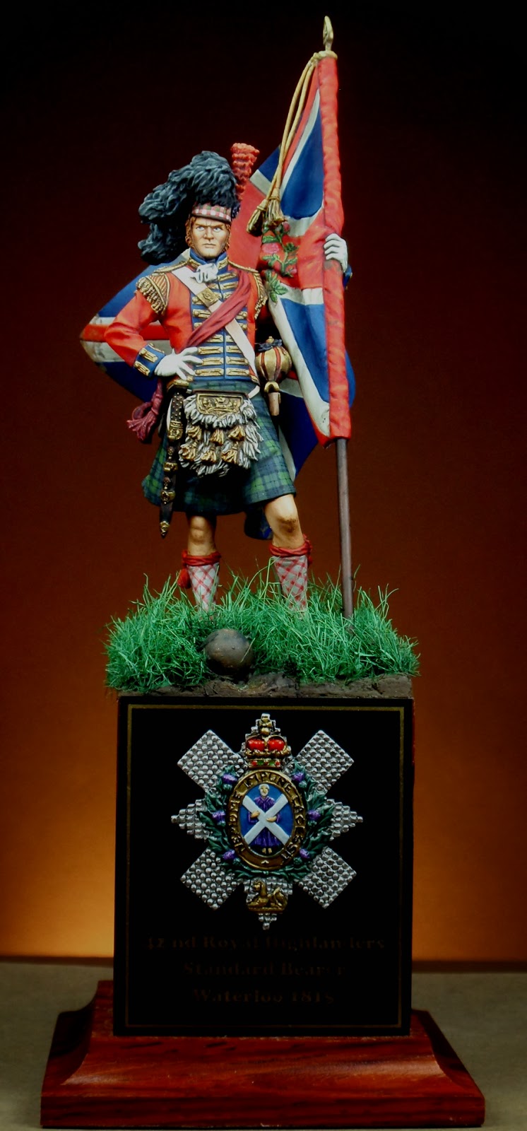 jesus gamarra - Historia viva: 42nd Royal Highlanders standard bearer ...