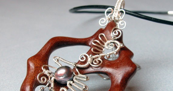 Wood, Bone and Wire Wrapped Jewelry by Yannikoart / The Beading Gem
