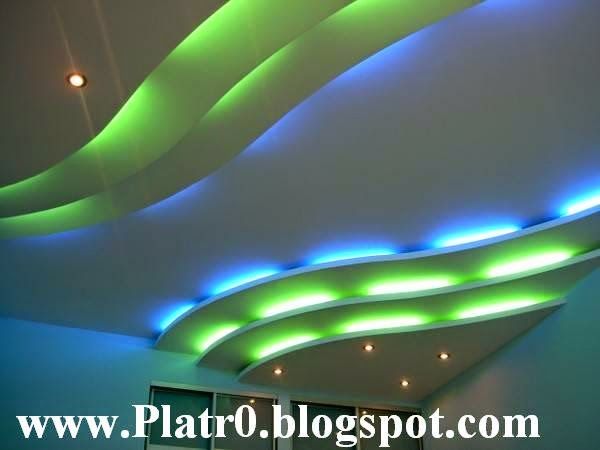 eclairage faux plafond led En Platre 2015 - Décoration Platre Maroc ...