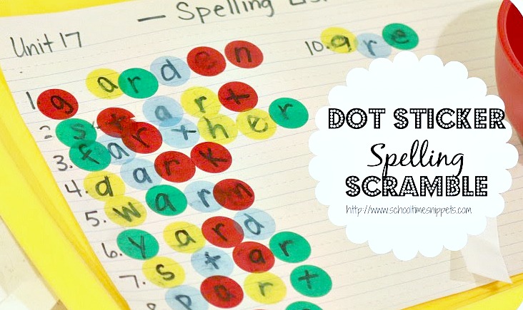 Spelling List {UN}Scramble for Kids | School Time Snippets