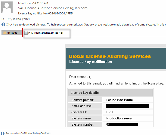 SAP BASIS Crew: Install SAP license at OS level
