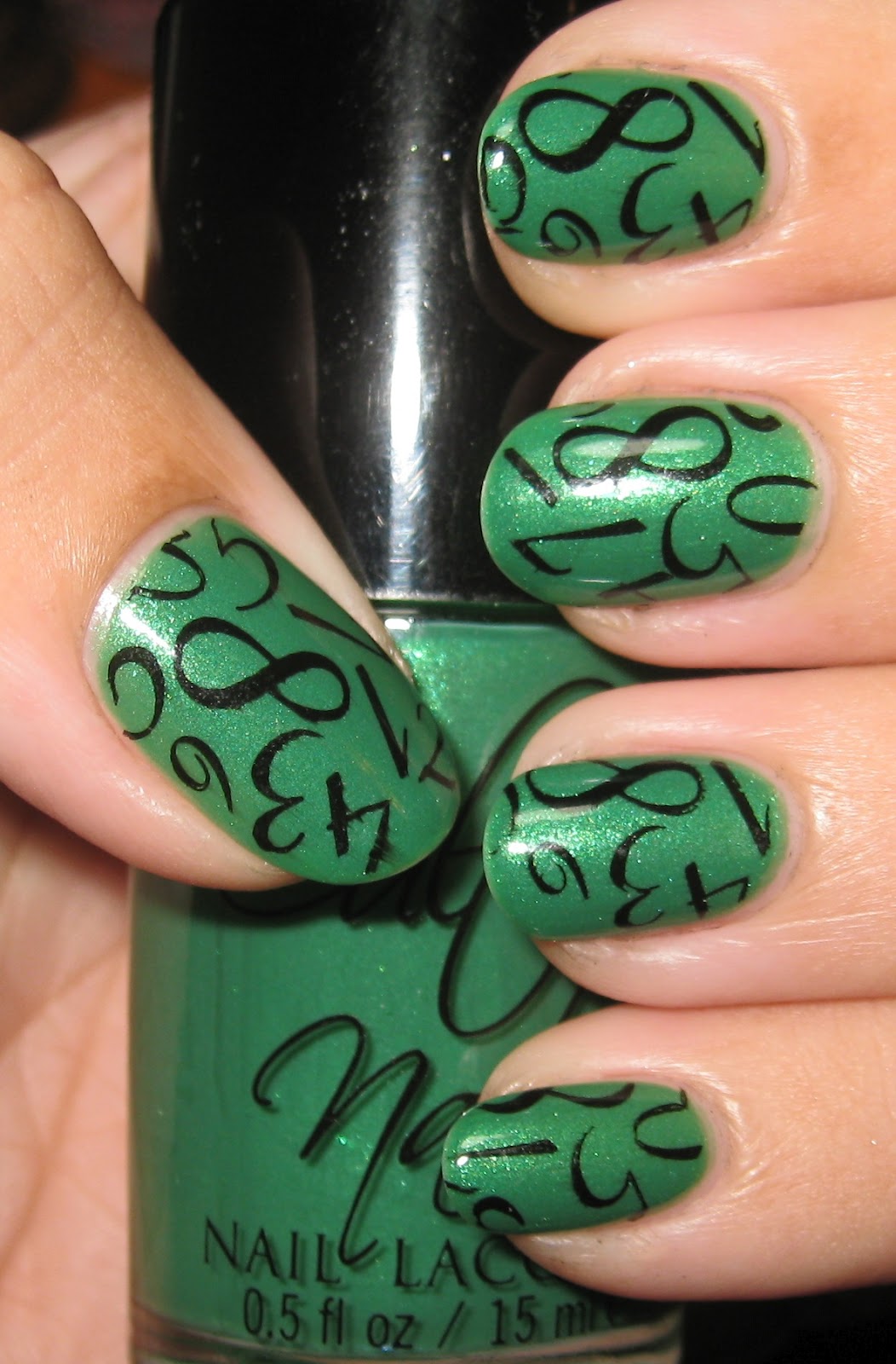 Pretty Little Bottles: Back to School: Accounting Nails!