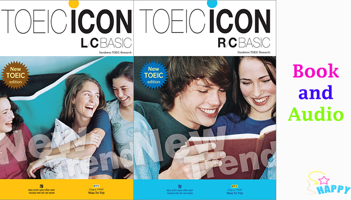 Book and Audio TOEIC ICON LC/RC Basic - Chia sẻ kiến thức TOEIC