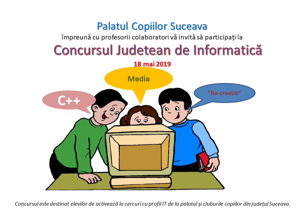 Cercul de informatica: Concursul județean de informatică