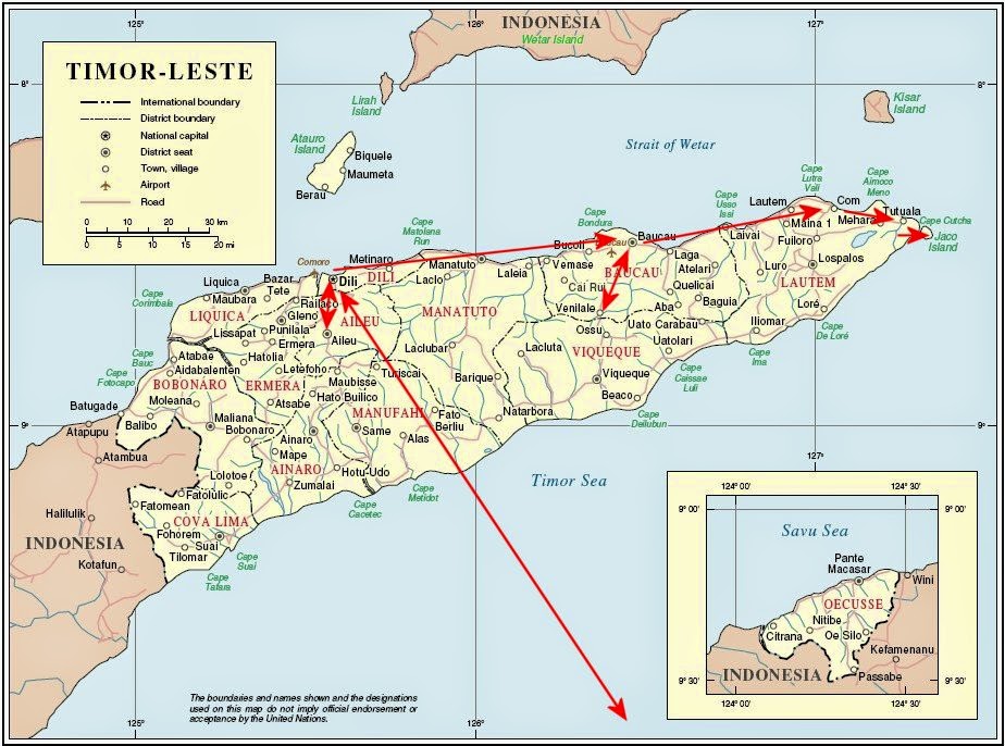 Travelling in Timor Leste