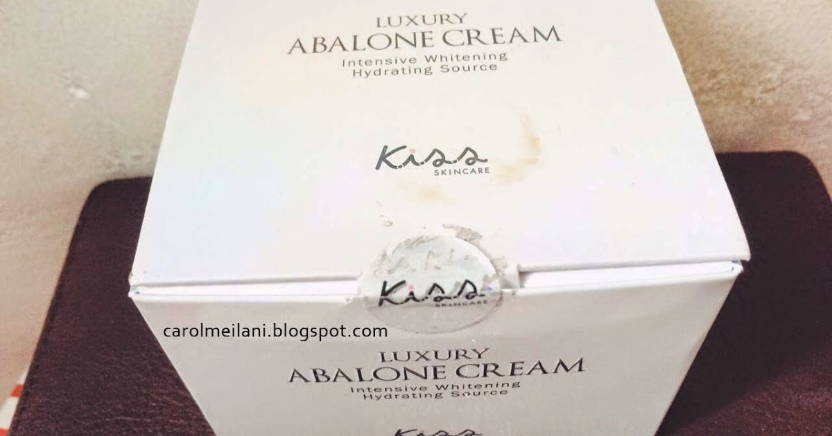 Hello, there!: Review Kiss Skincare - Luxury Abalone Cream