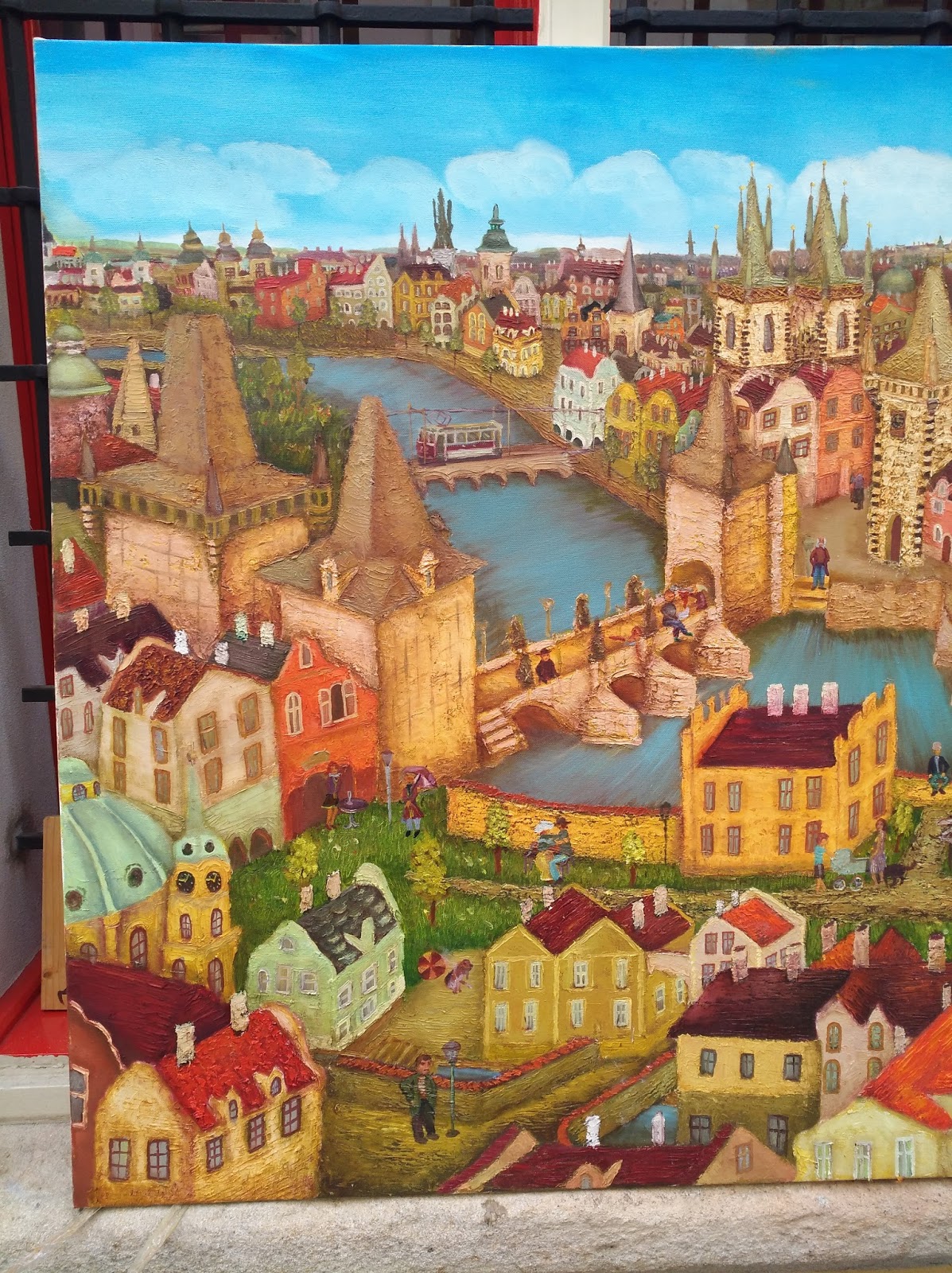 Jiří Šťastný - Obrazy Prahy, paintings of Prague