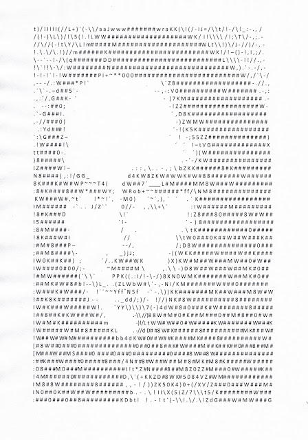 5plus3: Zeichnen Zeichen / ASCII-Kunst