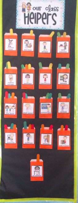 OUR ENGLISH CLASS: Classroom helpers