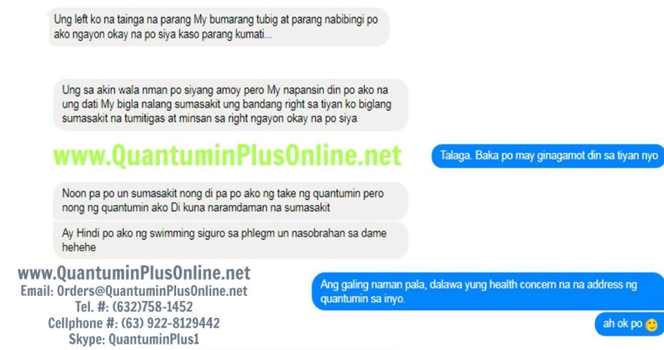 Quantumin Plus MiraminQ: 3-in-one Healing: Phlegm with Blood, Swollen ...