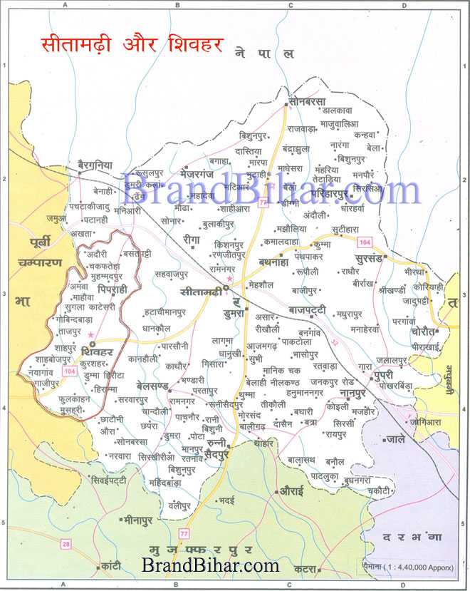 voice of sitamarhi: Map