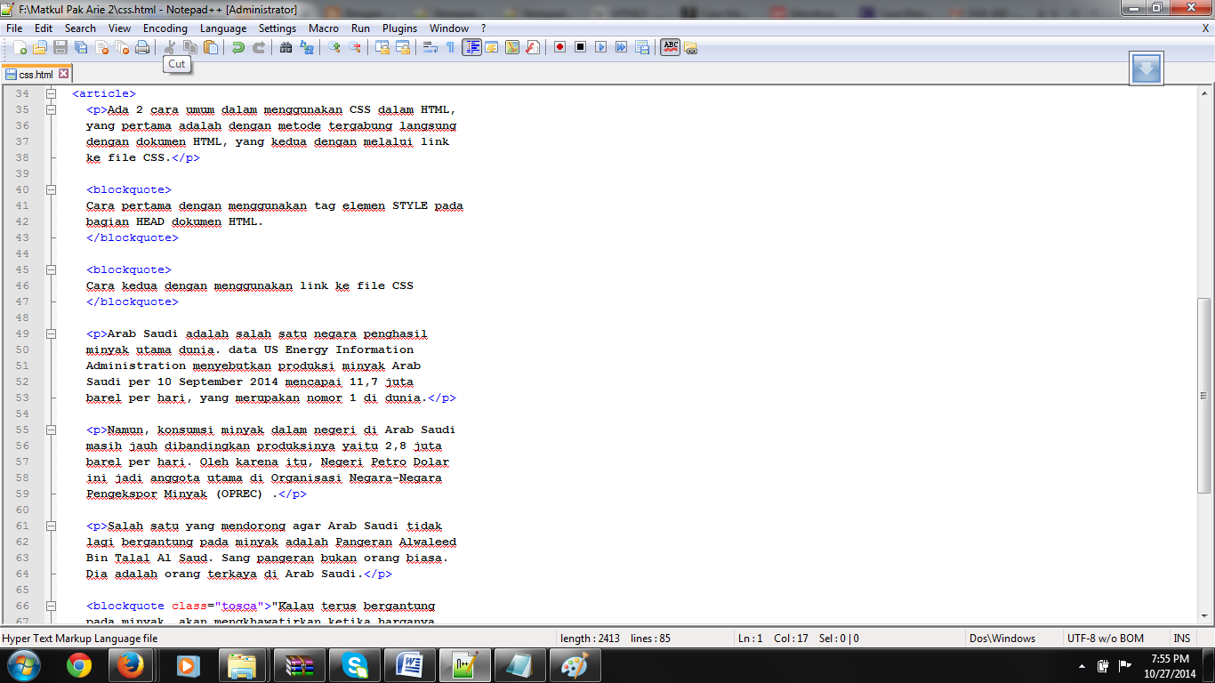 Membuat Halaman Web dengan Menggunakan HTML5, CSS3 dan Bootstrap ...