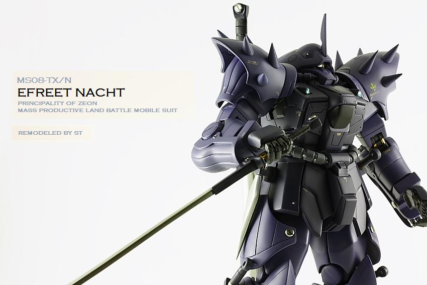 GUNDAM GUY: MG MS08-TX/N Efreet Nacht - Custom Build