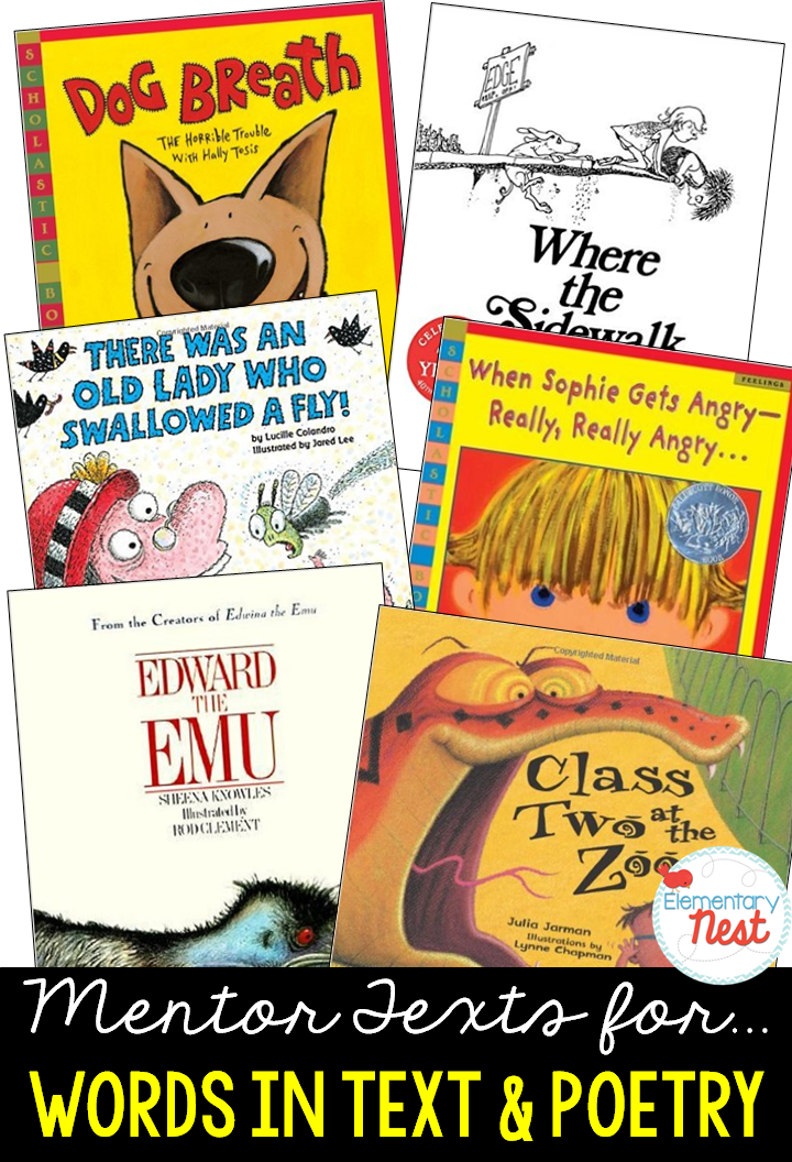 Primary Mentor Texts for Common Core Literature Standards | Second ...