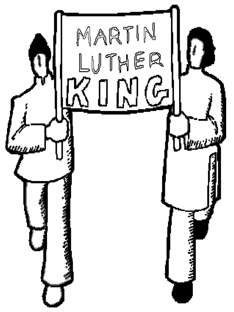 Martin Luther Rose Coloring Page Sketch Coloring Page