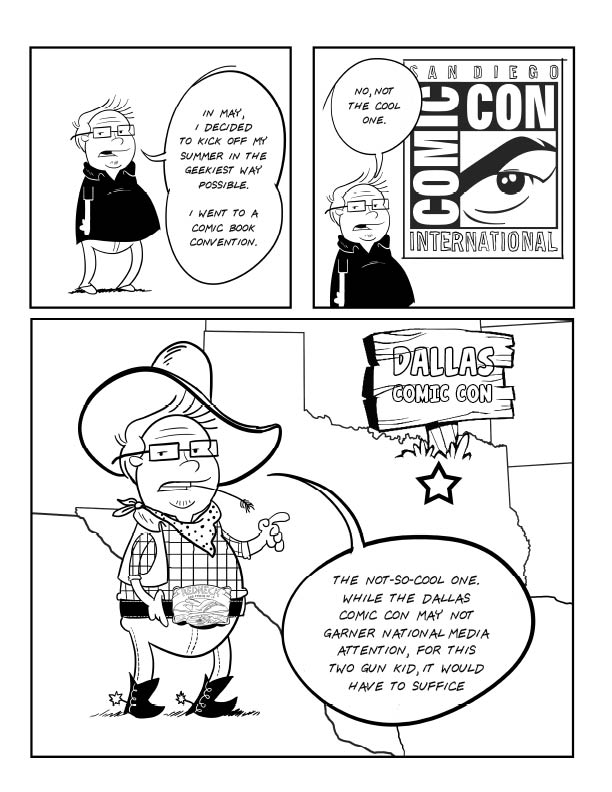 By Brad Campbell: 24 Hour Comic 2011: Comic Con Cowboy