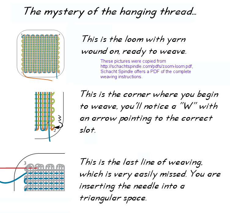 Pin Loom Weaving: The Mystery of the Hanging Thread