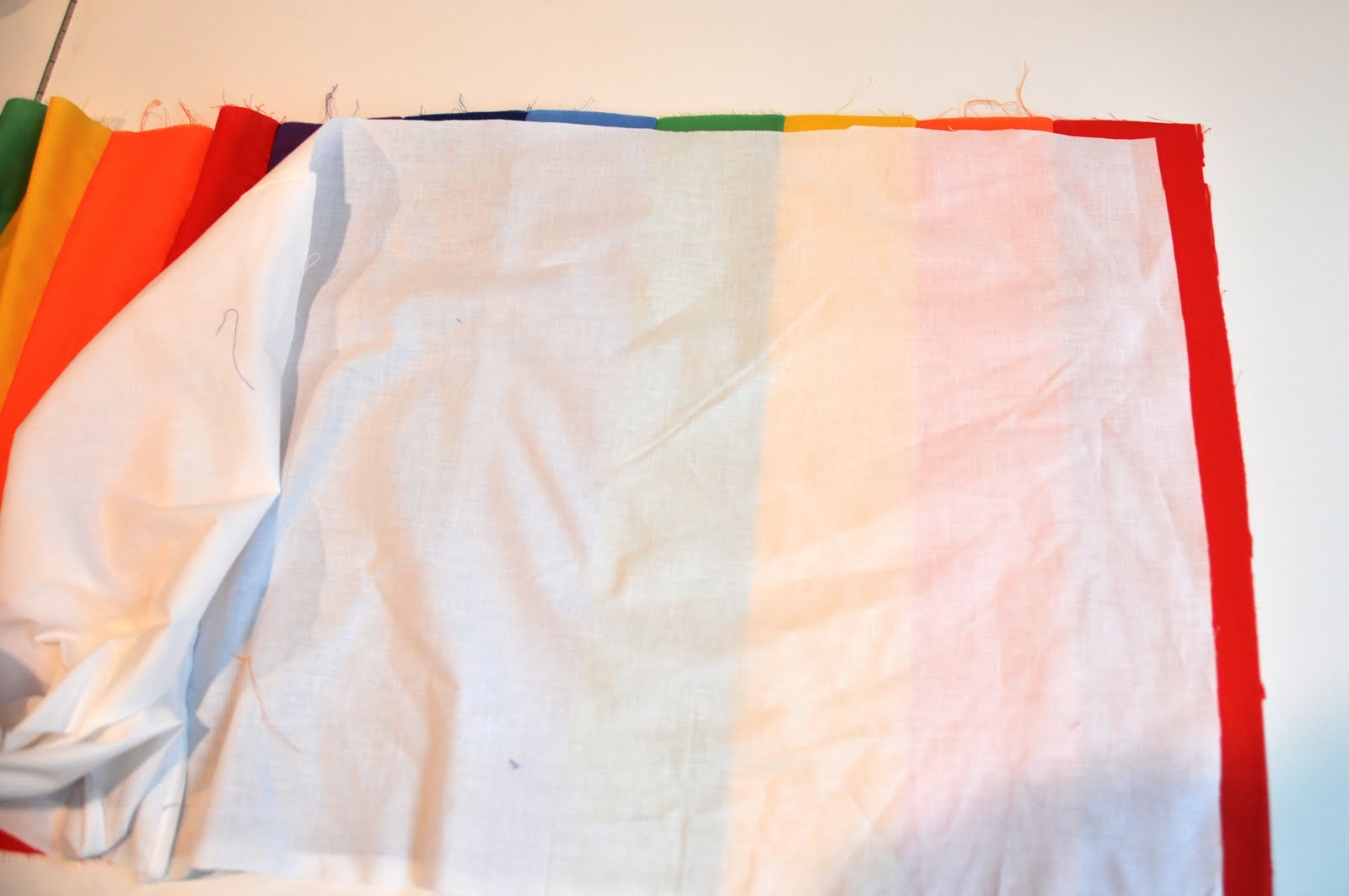 Aesthetic Nest: Sewing: Rainbow Wrap Skirt (Tutorial)