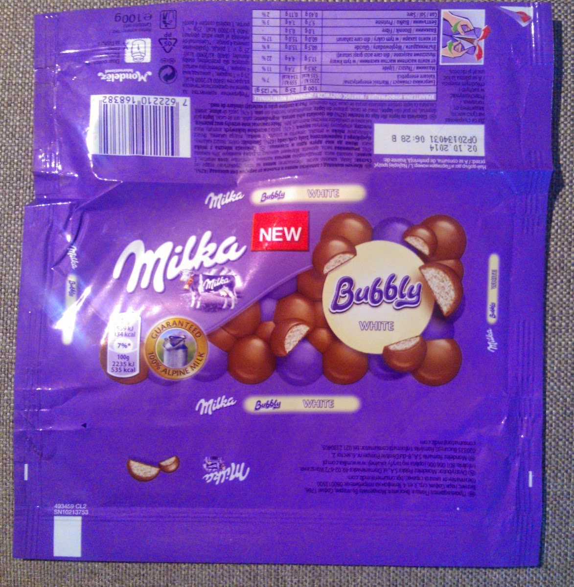 Milka: Milka Bubbly White (100g)